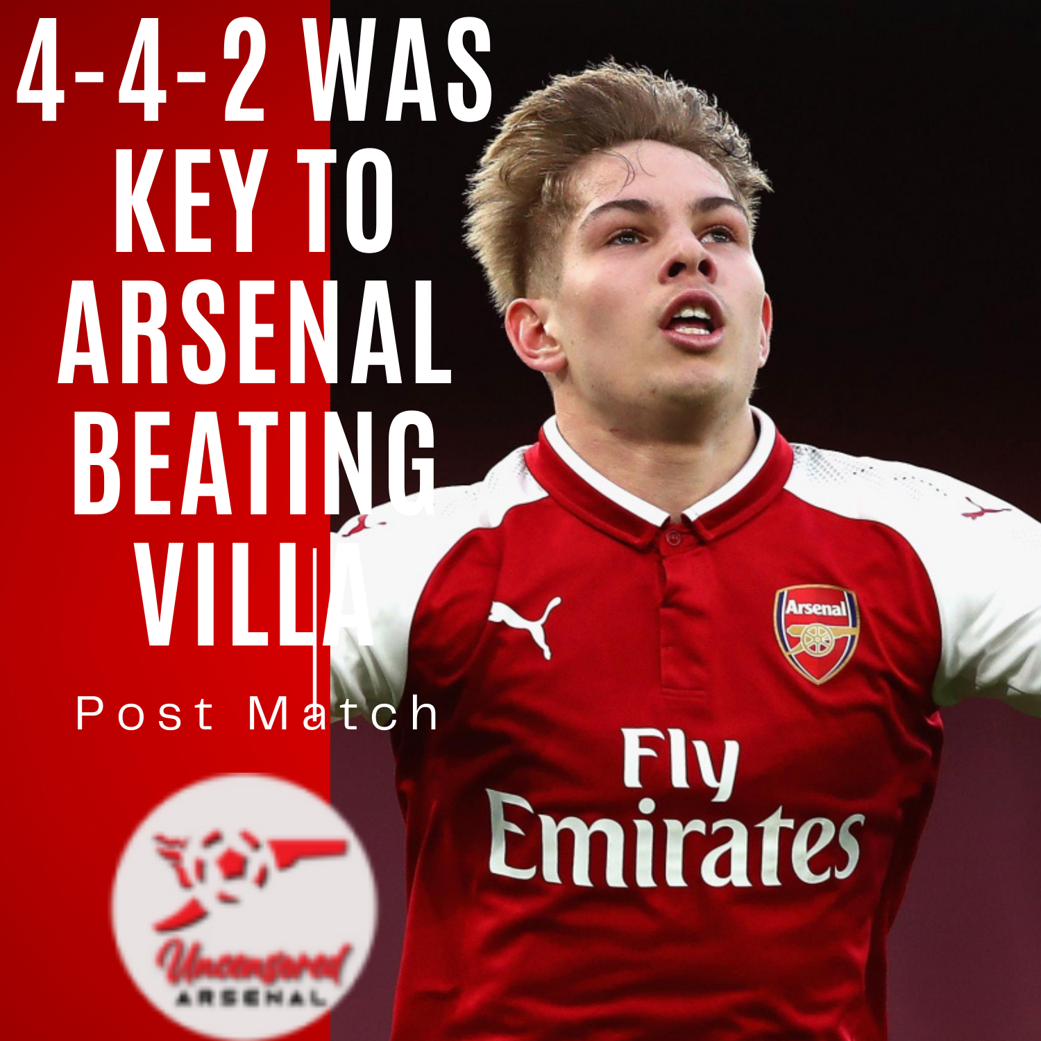 4-4-2 Was Key To Magnificent Arsenal Defeat of Villa | UnCensored Arsenal